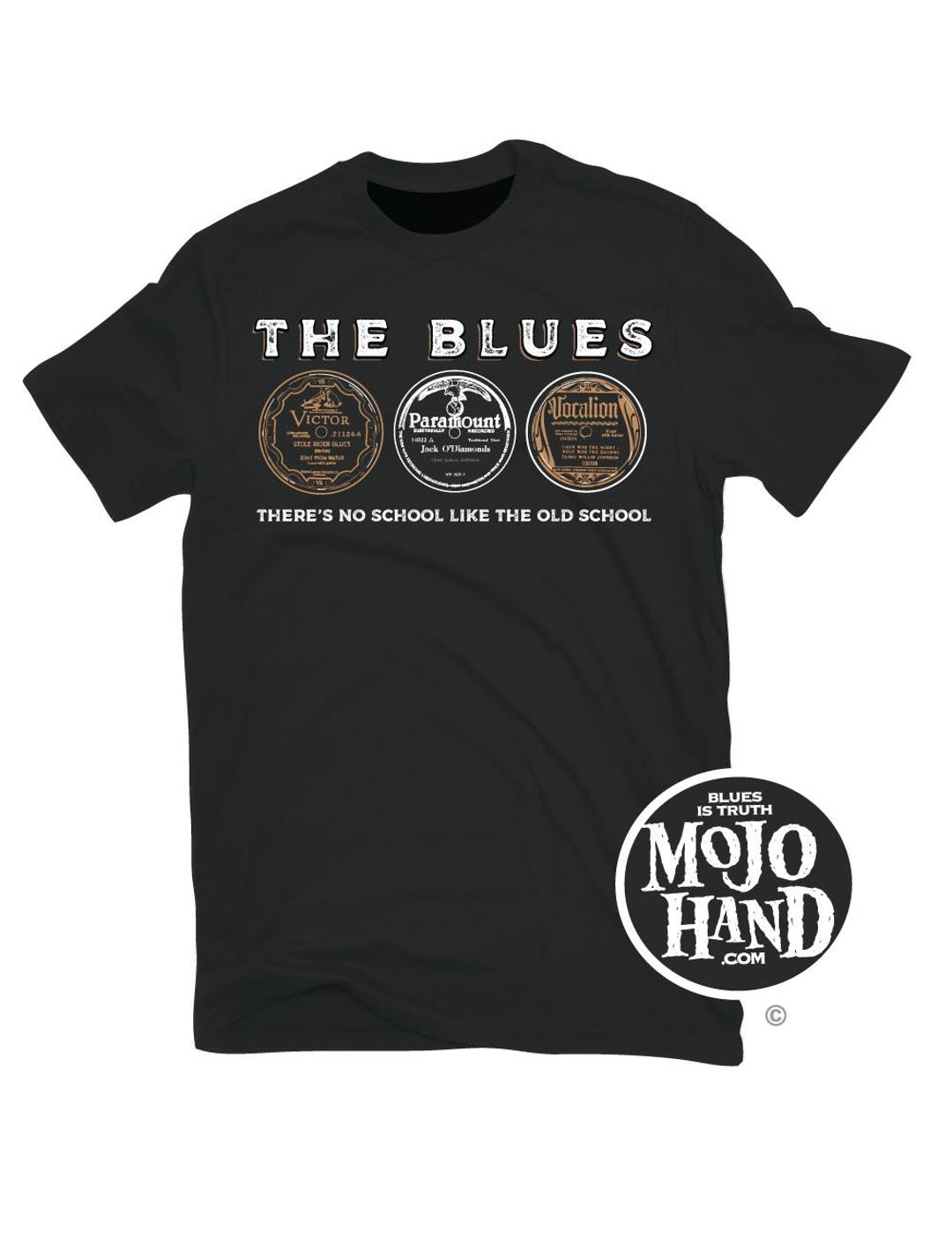 Blues 78 Records T-shirt — the Old School, by Mojohand.com - Etsy