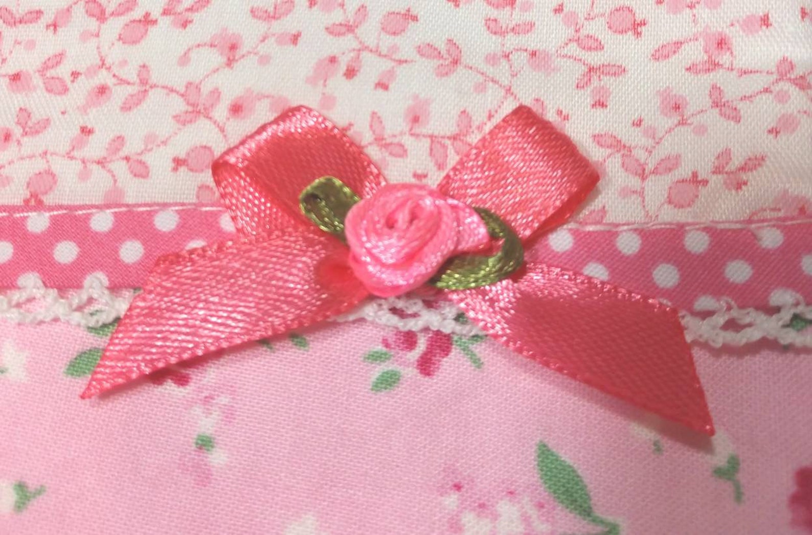 Pink Posie Baby Girl Bib - Etsy