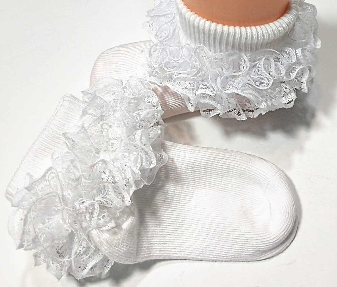 Beautiful Lace Ruffled Socks for Babies, Toddlers and Lil Girls! - Etsy