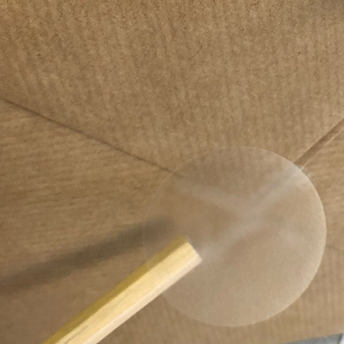 40mm Clear Stickers Round Seals Large Cellotape Envelope - Etsy