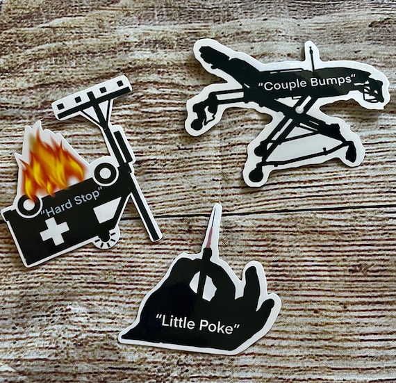 EMS Stickers Couple Bumps Hard Stop Little Poke - Etsy