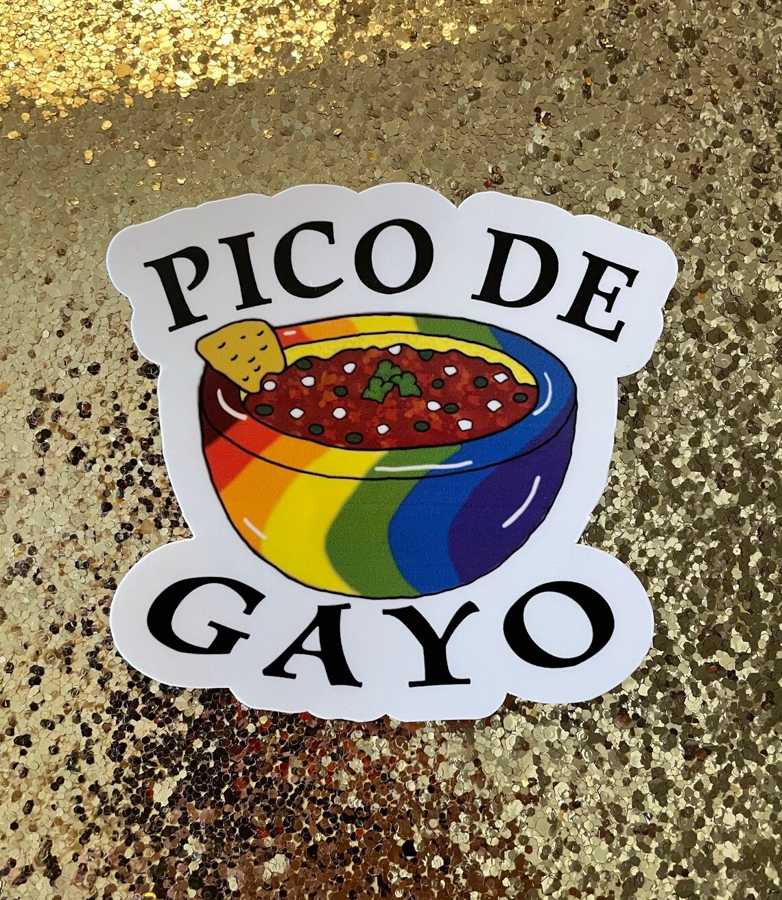Pico De Gayo Pride Sticker - Etsy