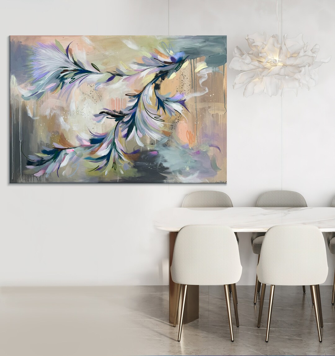 Colorful Abstract Art, Beautiful Colors, Original Wall Art, Relaxing ...