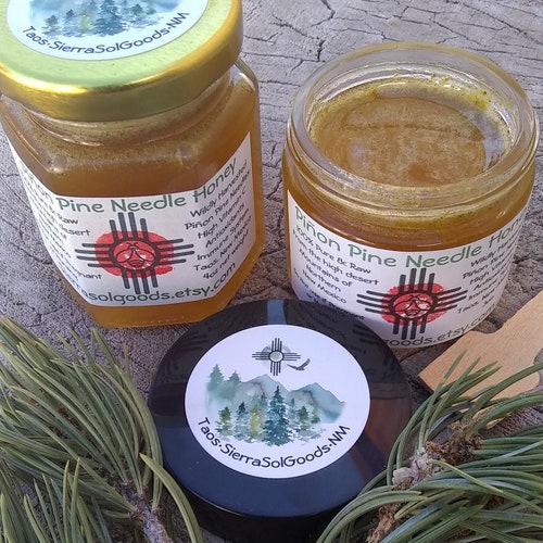 Honey-piñon Pine Needle Honey-pine Needles-100% Pure & - Etsy