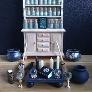 Witch Tools-miniatures-sold Separate-spell Table-crystal Ball ...