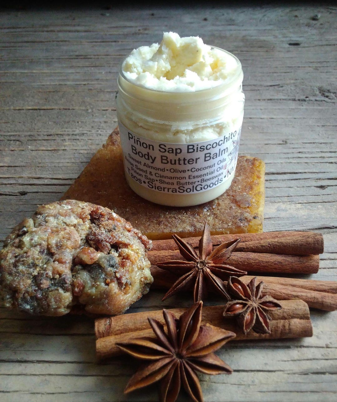 Piñon Sap Biscochito Body Butter Balm: Anise & Cinnamon - Etsy