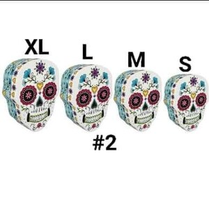 Sugar Skull Gift Boxes-4 Styles//4 Sizes-dia De Los Muertos-day of the ...