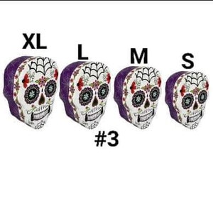 Sugar Skull Gift Boxes-4 Styles//4 Sizes-dia De Los Muertos-day of the ...