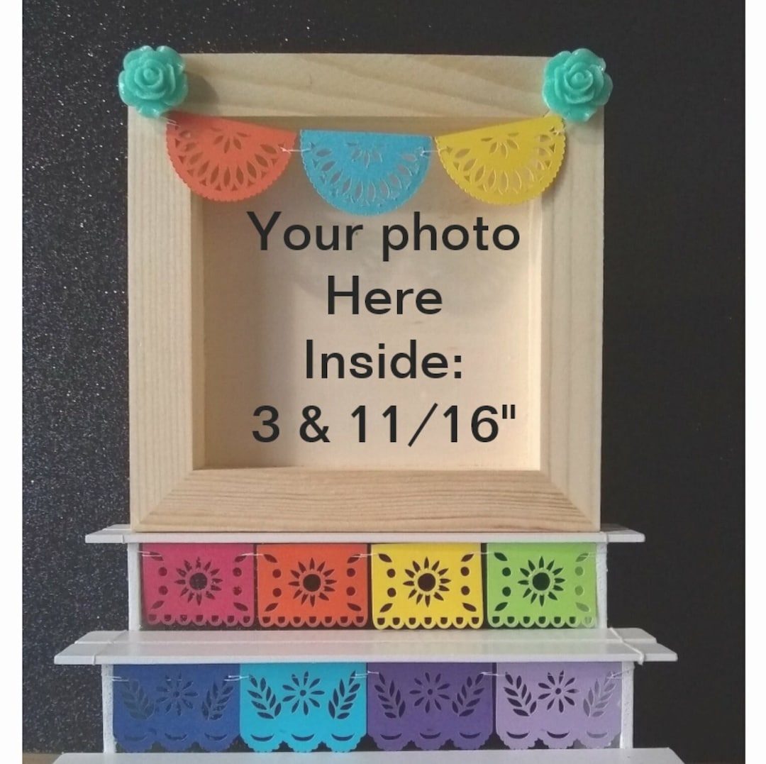 Wood Frame-papel Picado-roses-taos NM - Etsy