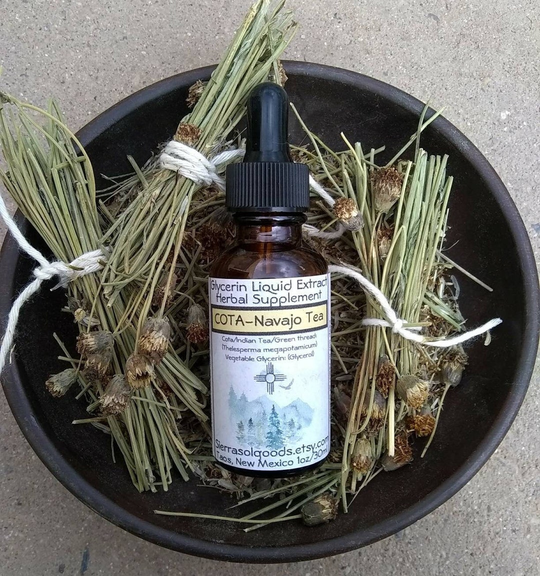 Cota Extract-navajo Tea-liquid Glycerin Extract-wild Crafted Northern ...