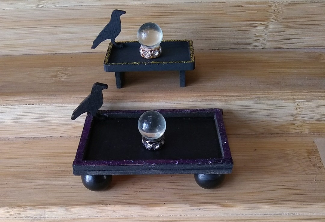 Mini Spell Tables-crystal Ball-witch Tools-pagan-witchcraft - Etsy