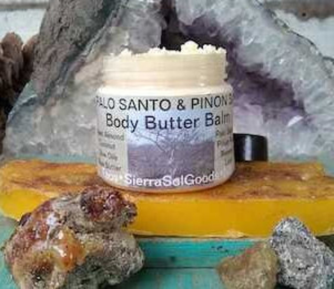 Palo Santo & Piñon Sap-body Butter Balm-1oz2oz4oz6oz-trementina-made to ...