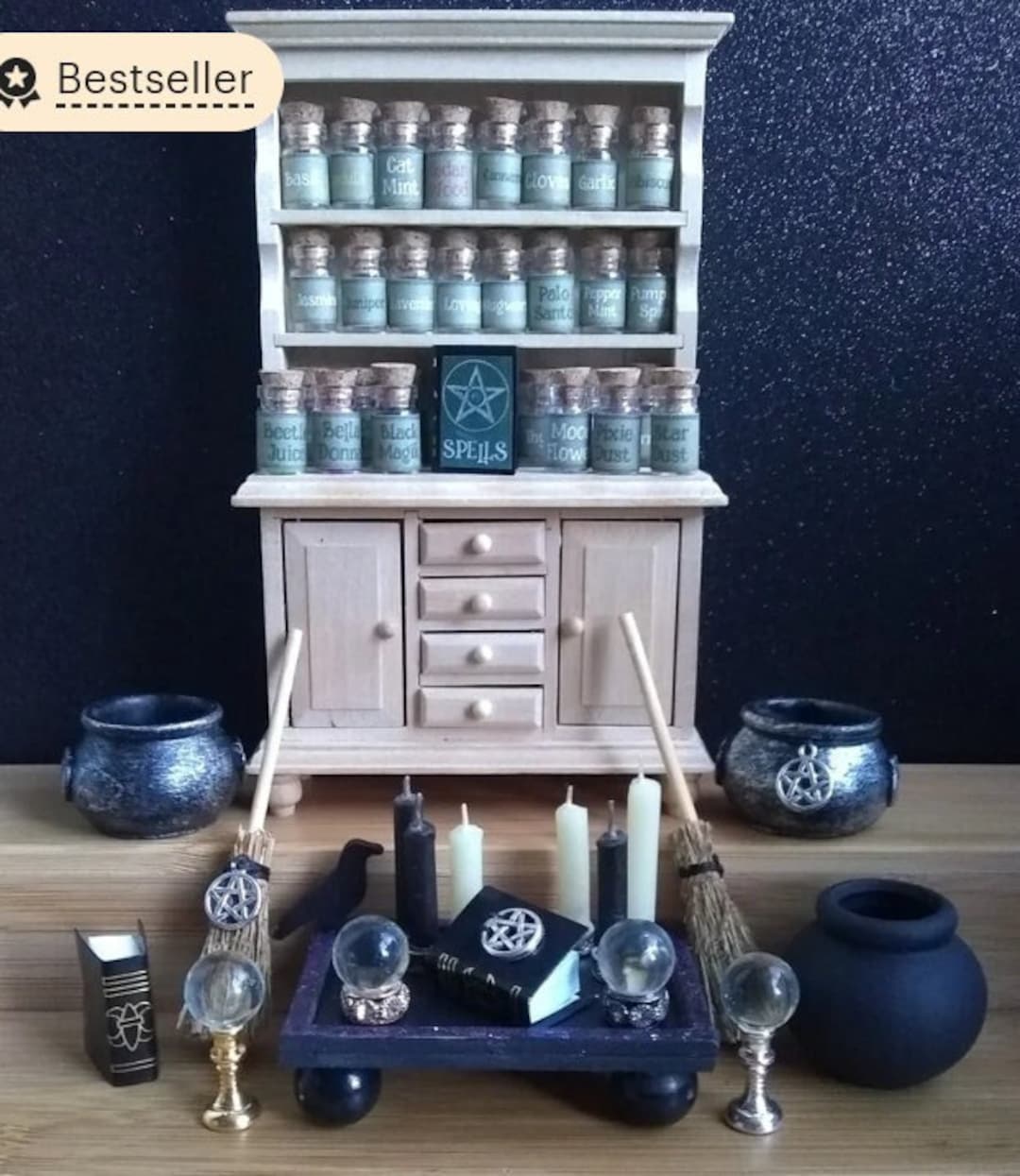 Witch Tools-miniatures-sold Separate-spell Table-crystal Ball ...