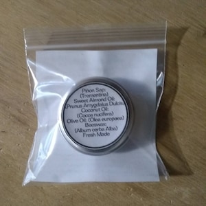 Piñon Sap Salve-0.5•1•2•4oz-trementina-best Seller-taos NM - Etsy