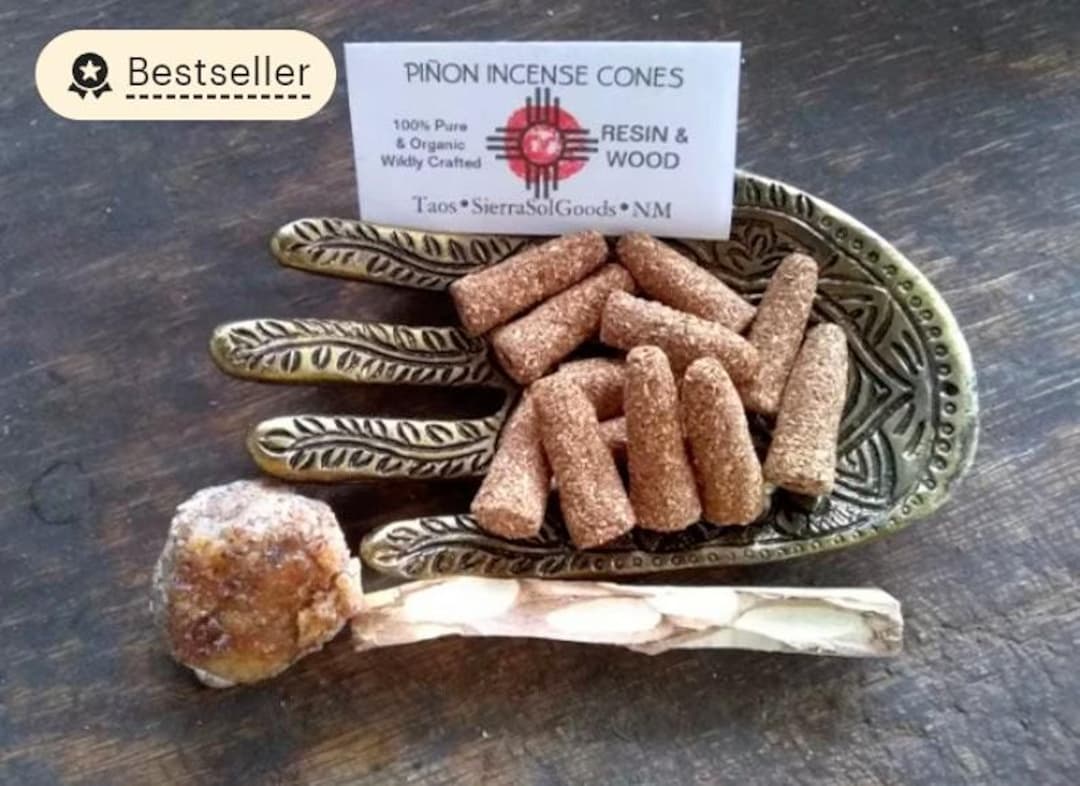 Piñon Incense Cones Wood & Resin-hand Rolled-all Natural-taos NM - Etsy