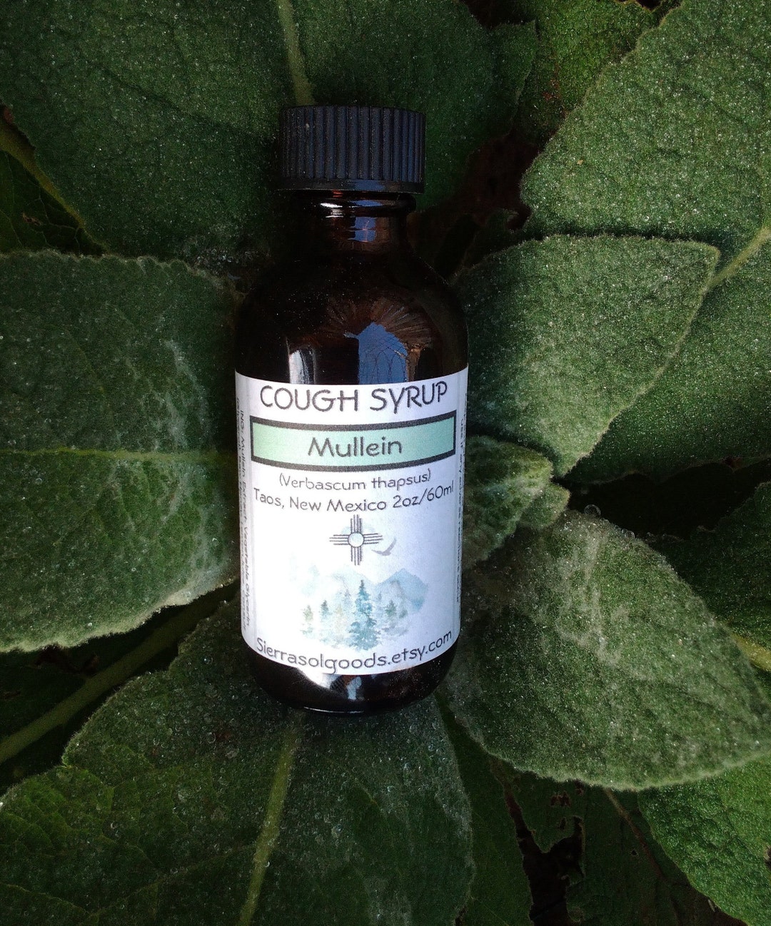 Mullein Cough Syrup-taos New Mexico-2oz-wild Crafted - Etsy