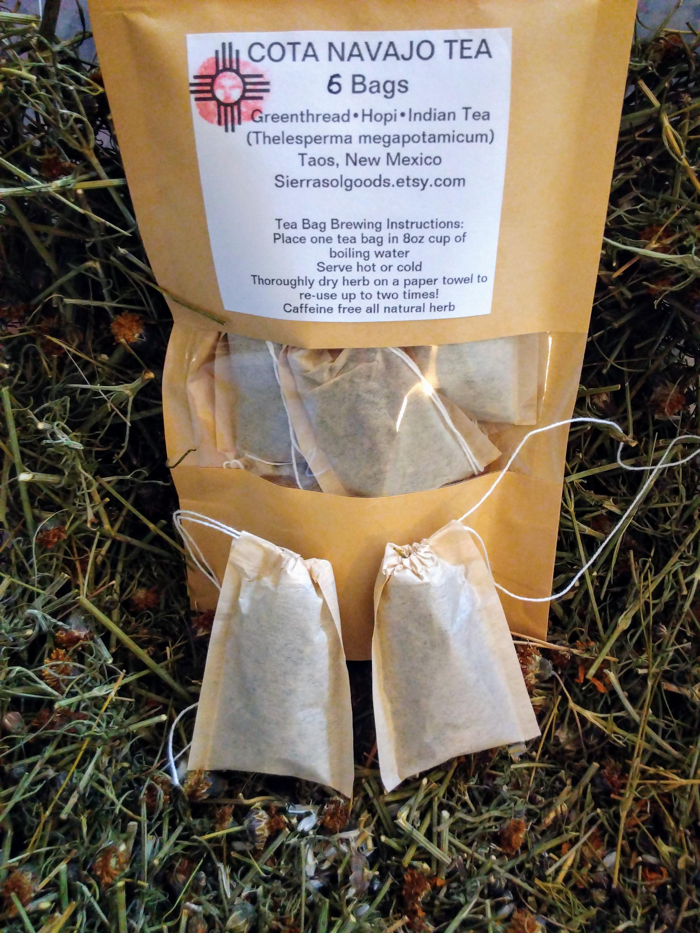 Cota-navajo Tea-hopi-greenthread-wildcrafted-taos NM - Etsy