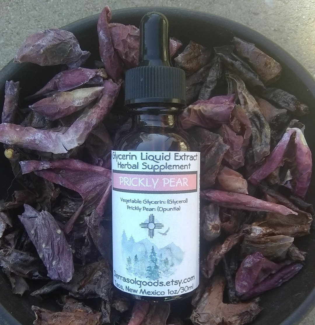 Prickly Pear Extract-wild Crafted-glycerin Liquid Extract-taos Nm-1oz ...