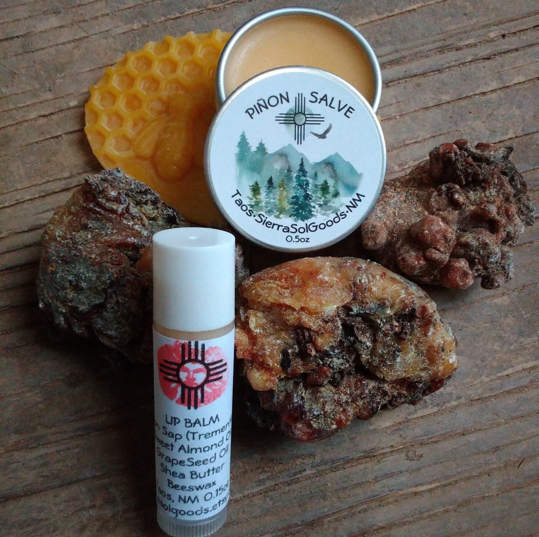 Piñon Sap Salve and Lip Balm-0.50/0.15oz-trementina-taos NM - Etsy