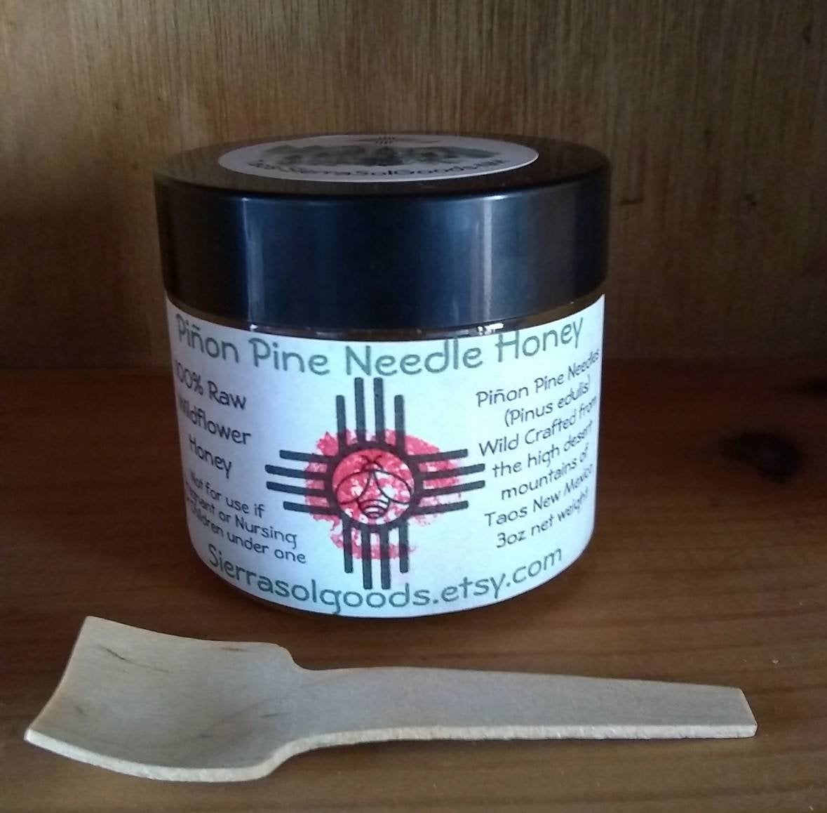 Honey-piñon Pine Needle Honey-pine Needles-100% Raw Wildflower-taos New ...