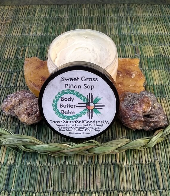 Piñon Sap & Sweetgrass-body Butter Balm-1/2/4/6oz-fresh per - Etsy