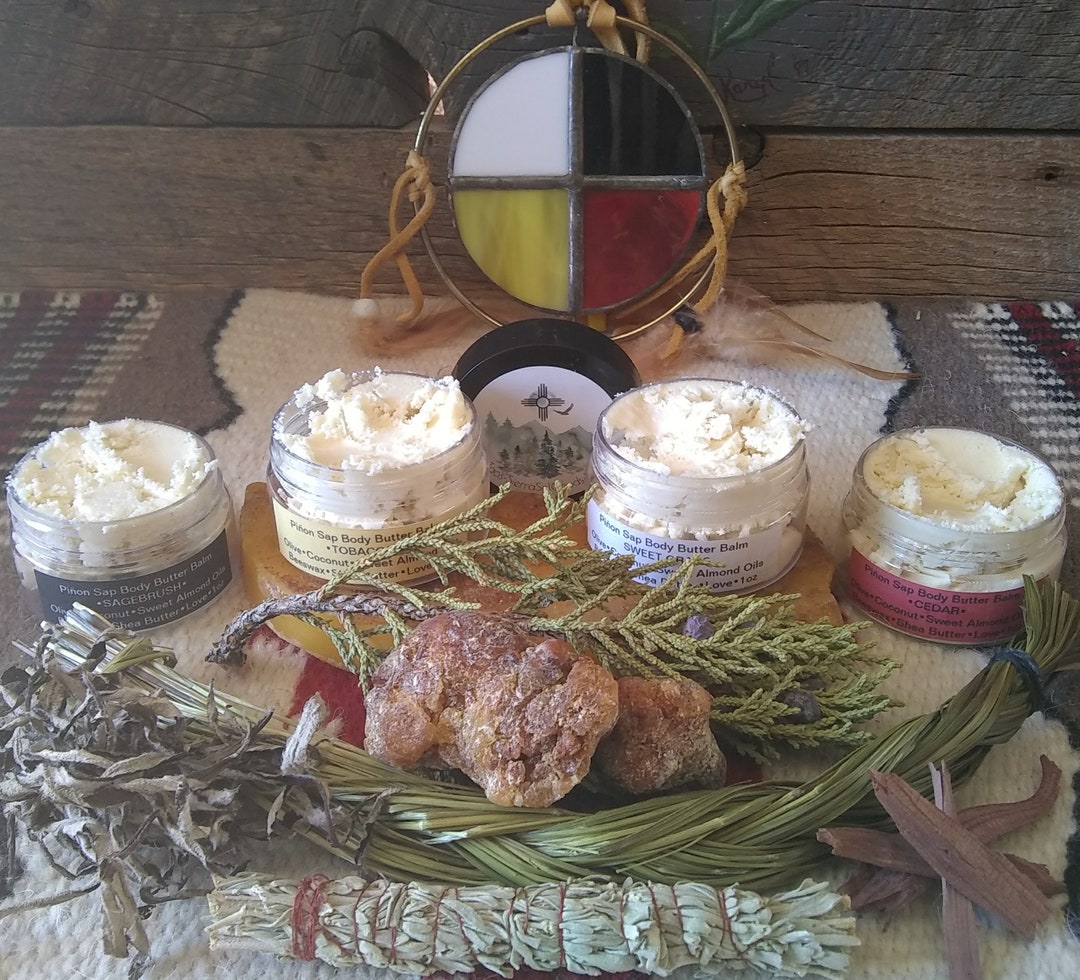 Medicine Wheel-piñon Sap Body Butter Balm-trementina-rabbit Tobacco ...