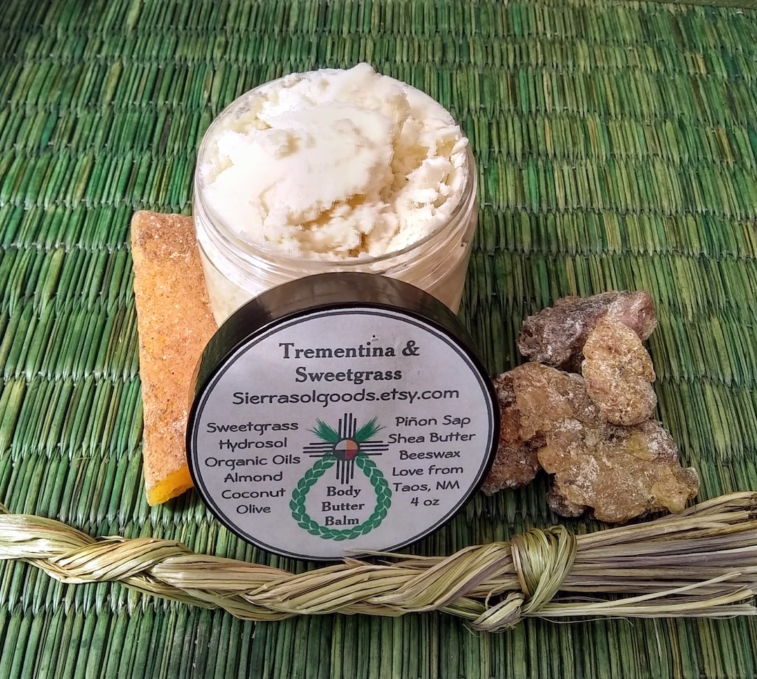 Piñon Sap & Sweetgrass-body Butter Balm-1/2/4/6oz-fresh per Order ...