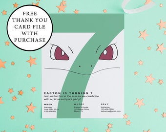 Bulbasaur Birthday - Etsy