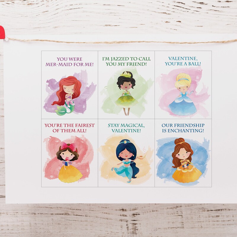 Princess Valentines - Etsy