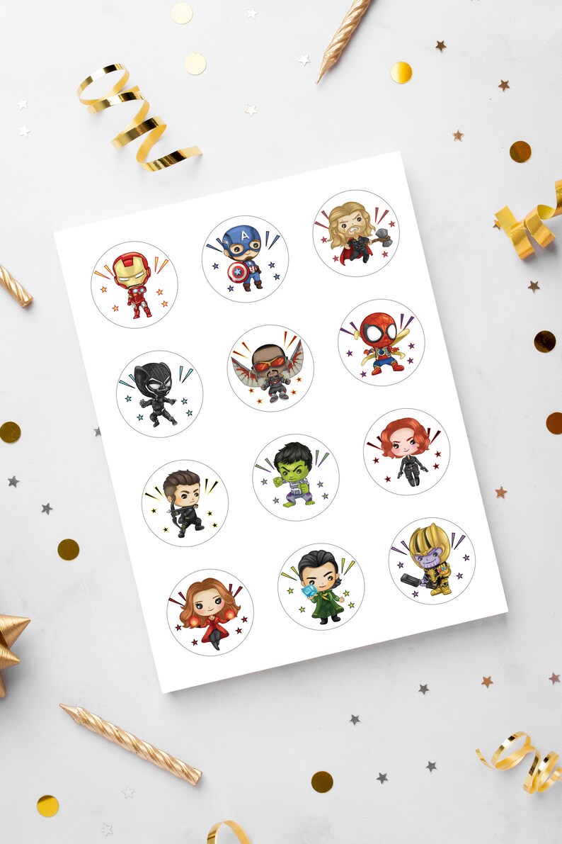 Avengers Birthday Party Pack, Avengers Birthday Party Kit, Instant ...