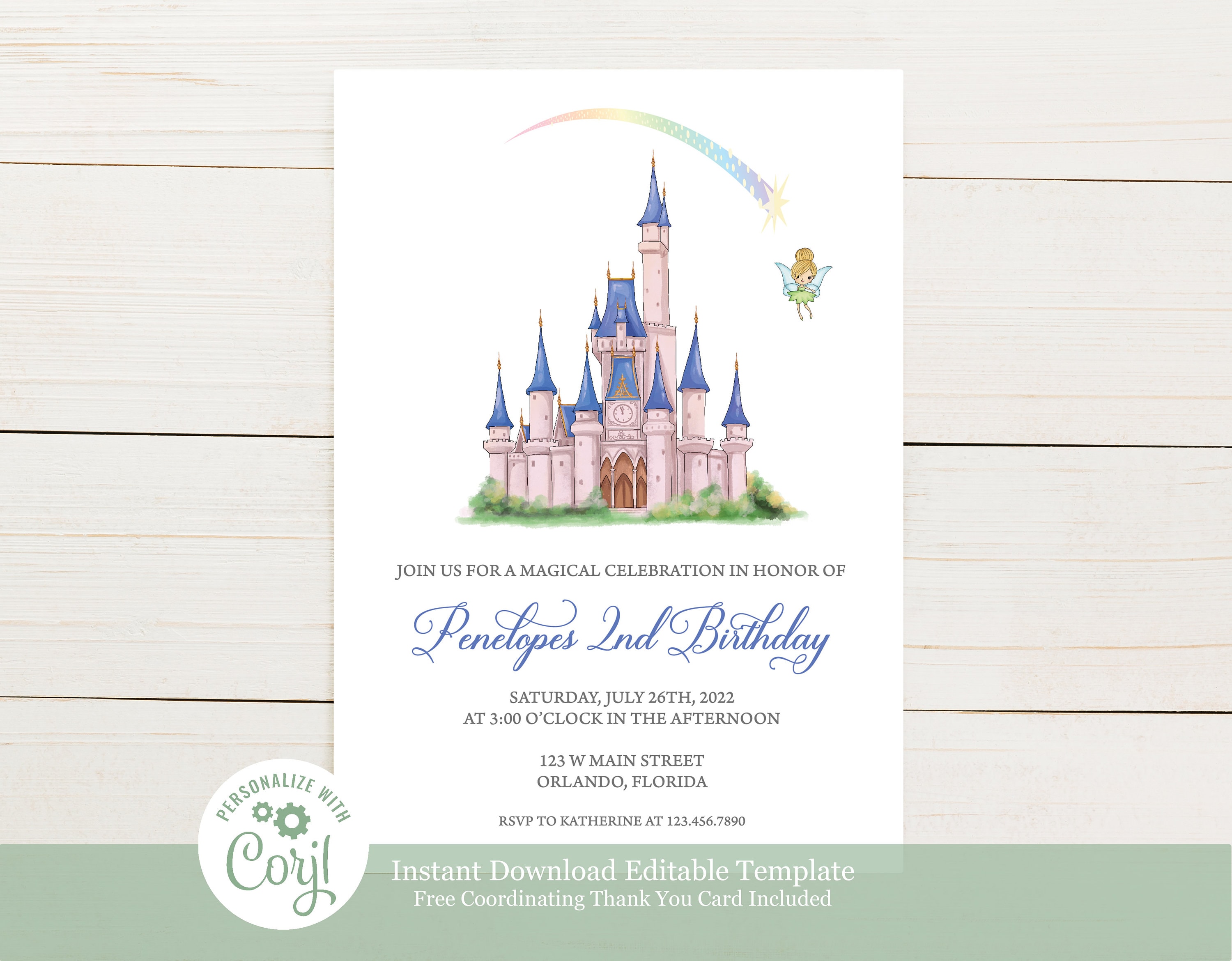 Cinderella Castle Template SVG Princess Castle Cut File, Template
