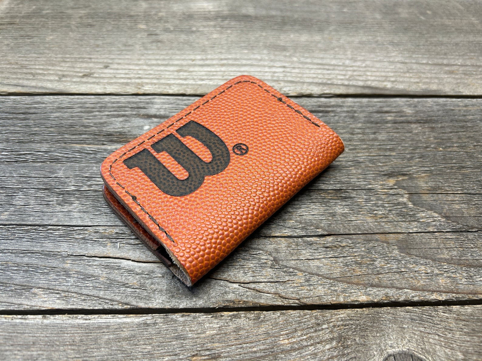 NEW STYLE!! Horween (wilson) NBA Basketball Leather Wallet!! - Etsy