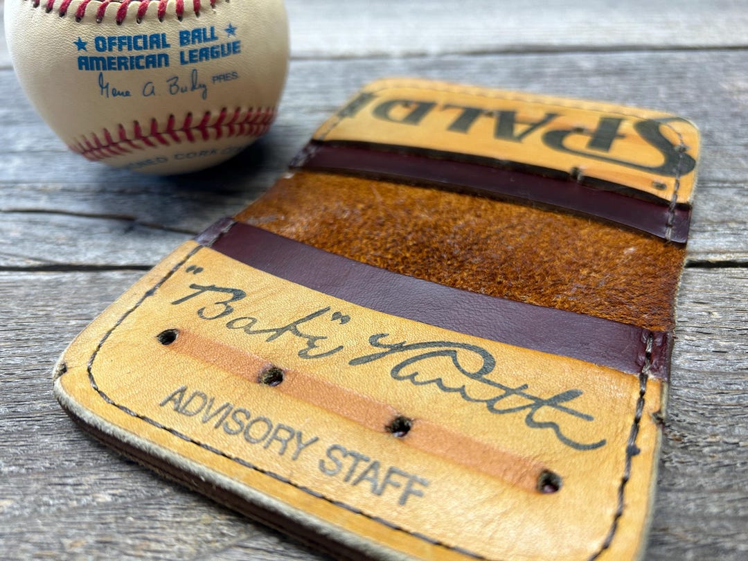 Vintage Spalding Babe Ruth Baseball Glove Wallet - Etsy