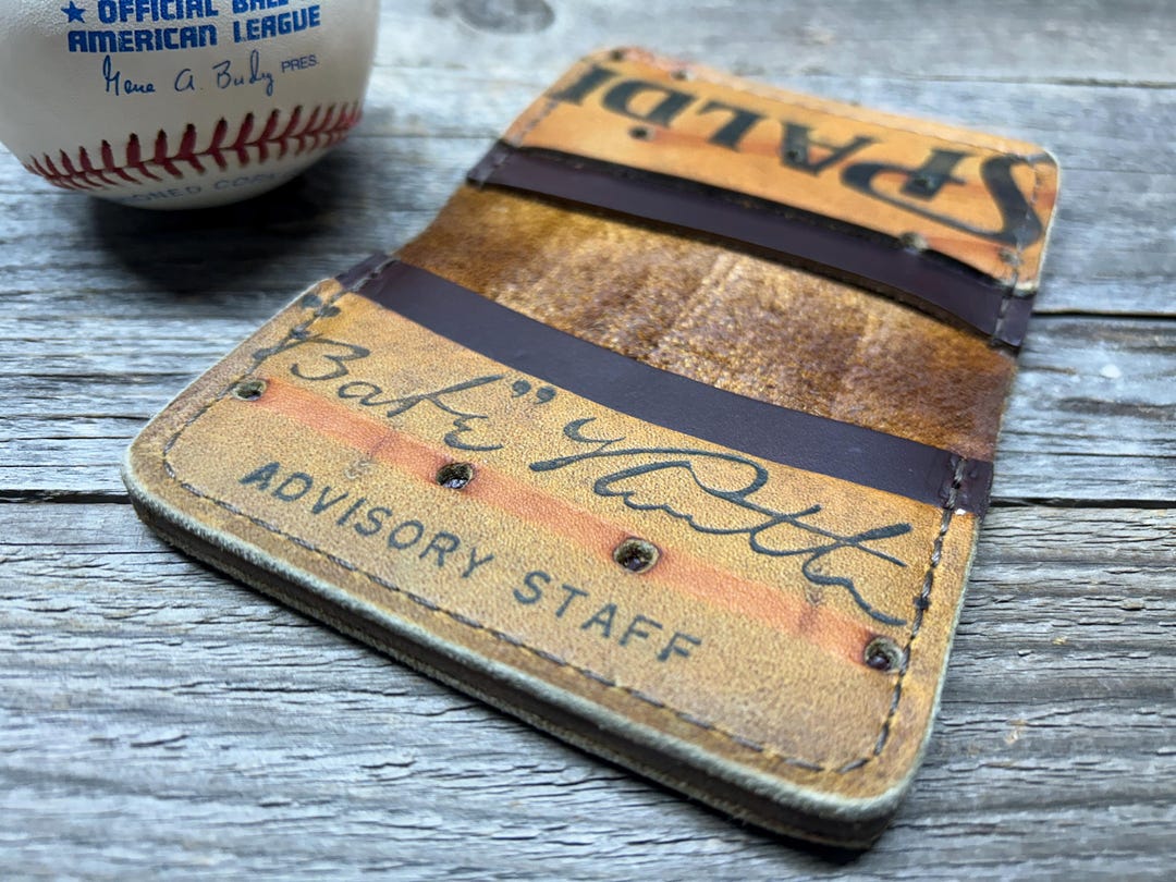 Vintage Spalding Babe Ruth Baseball Glove Wallet - Etsy