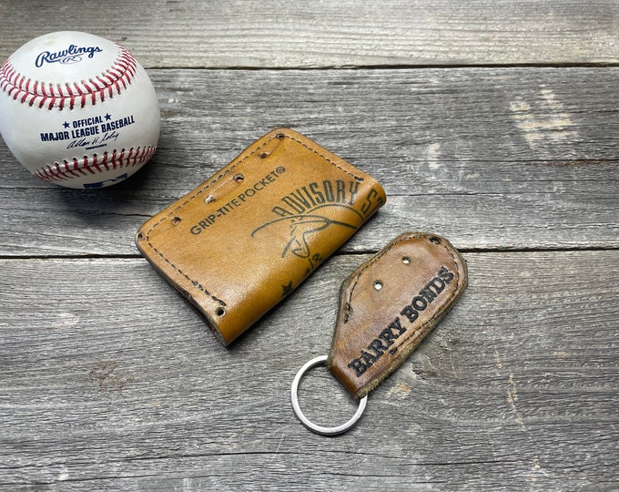 Wilson Barry Bonds Baseball Glove Wallet & Key Chain!! - Etsy