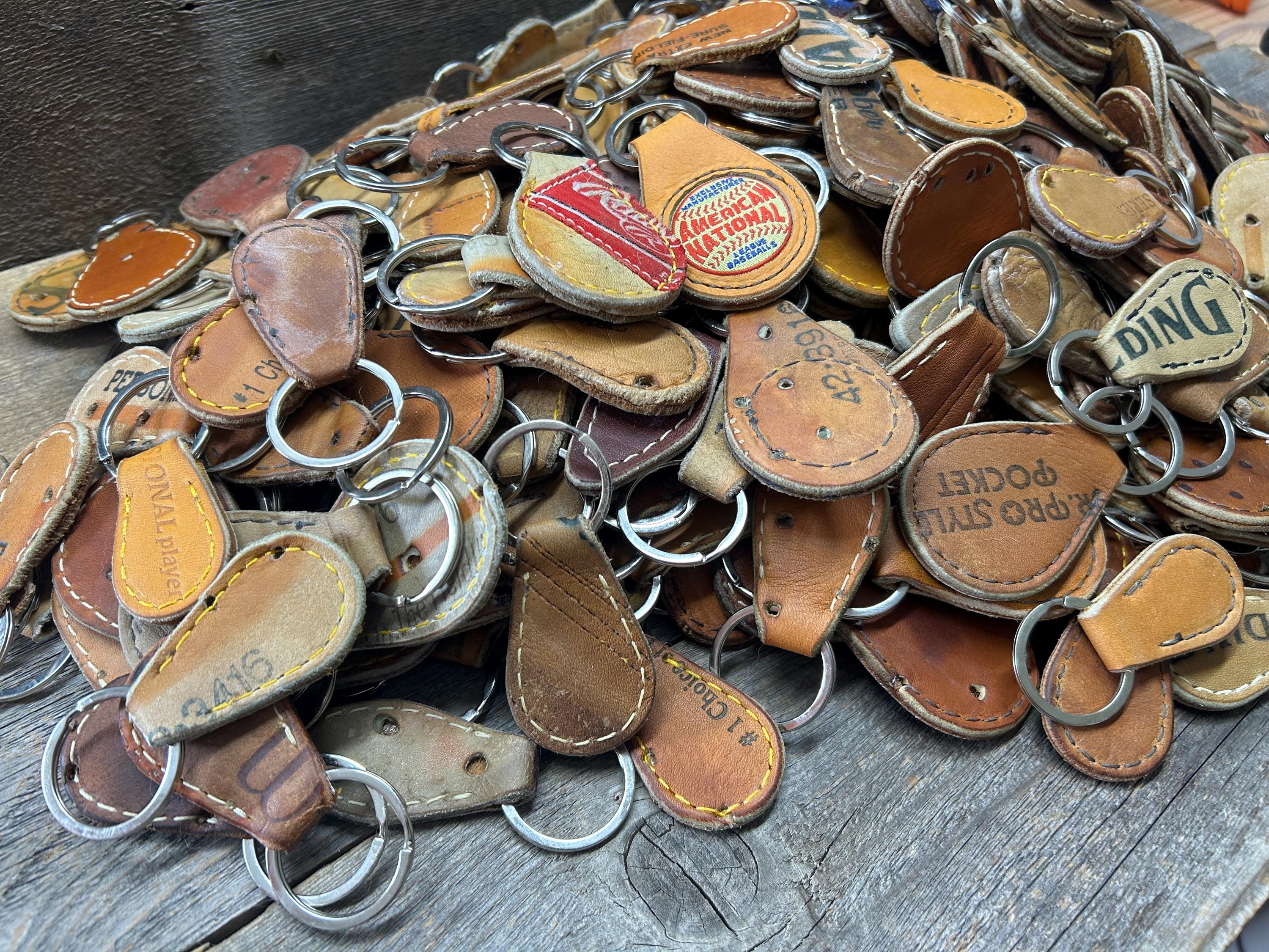 Set of Five (5) Random Baseball Glove Key Chains - Great Gift Idea! - Etsy