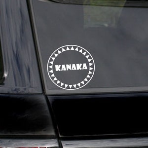 Kanaka Vinyl Decal Sticker-hawaiian Slang - Etsy