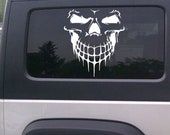 Skull Vinyl Decal Sticker-window Decal-windshield Decal | Etsy