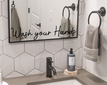 Mirror Vinyl Decal Lettering Decals Insperational Quote - Etsy