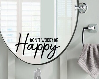 Mirror Vinyl Decal Lettering Decals Insperational Quote - Etsy