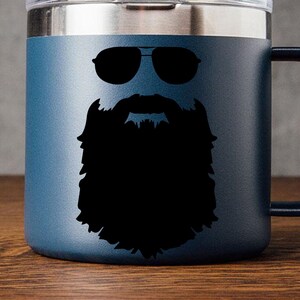 Beard Decal Sticker - Etsy
