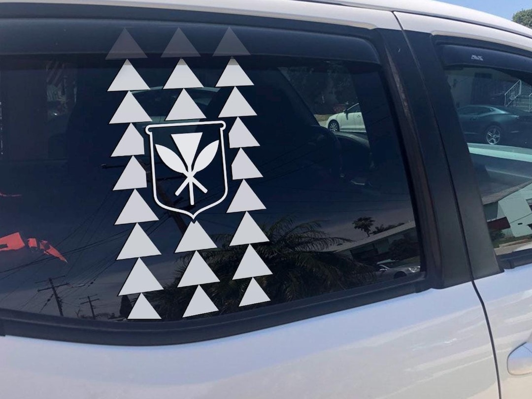 Kanaka Maoli Vinyl Decal: Hawaiian Pride Sticker - Etsy