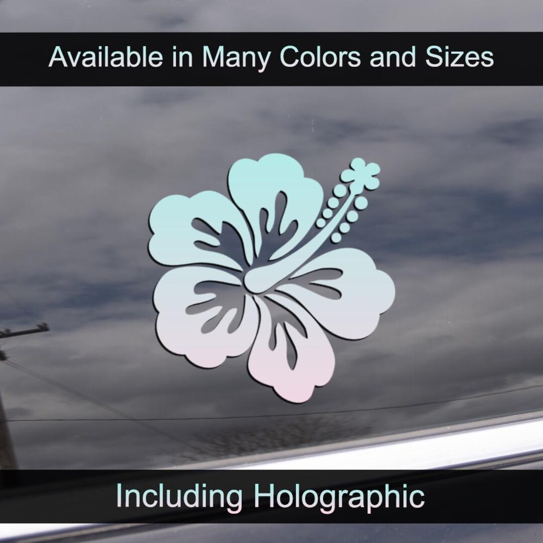 Hibiscus Flower Decal Bulk Packs - Etsy
