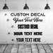 Custom Decal Lettering Decals Image Decals - Etsy