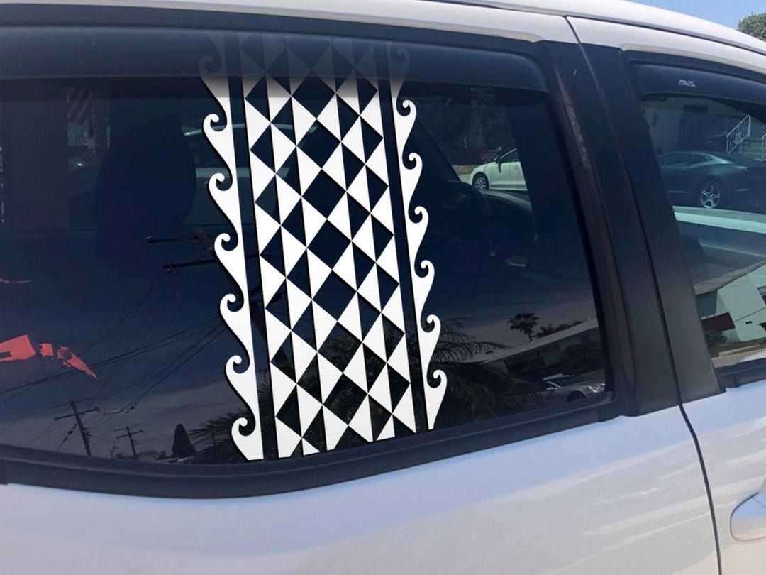 Hawaiian Tattoo Vinyl Decal: Polynesian Tribal Car/laptop Sticker - Etsy