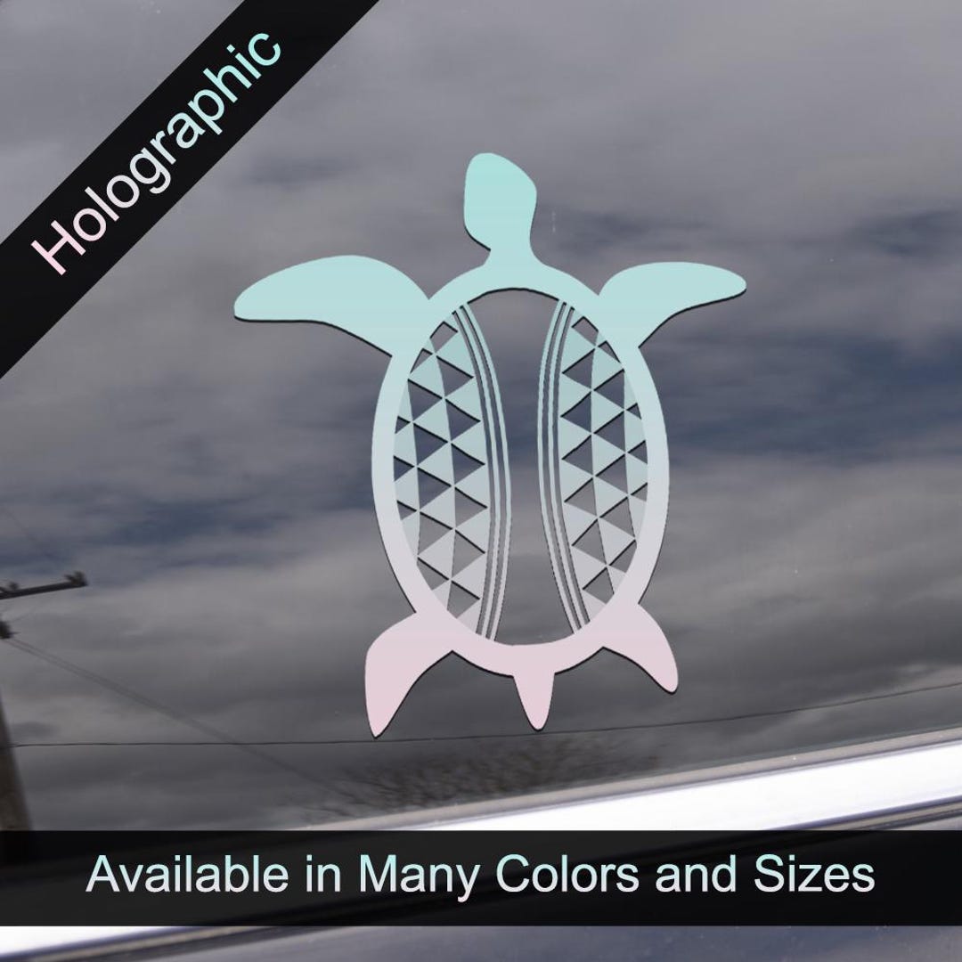 Tribal Honu Turtle Decal: Vinyl Car, Laptop, and Home Decor - Etsy