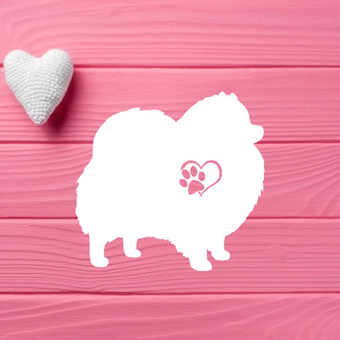 Pomeranian Vinyl Decal-sticker - Etsy