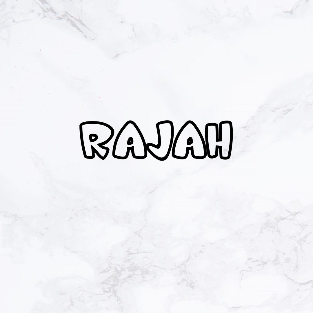 Rajah Island Slang Vinyl Decal - Etsy