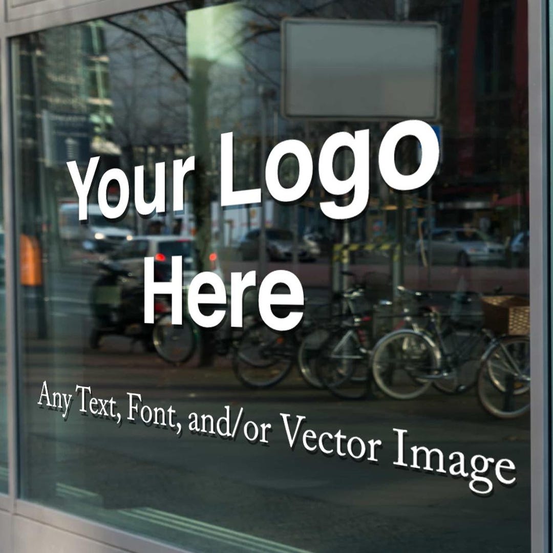Custom Decal Sticker Image and Text Decal for Window Decal Lettering ...