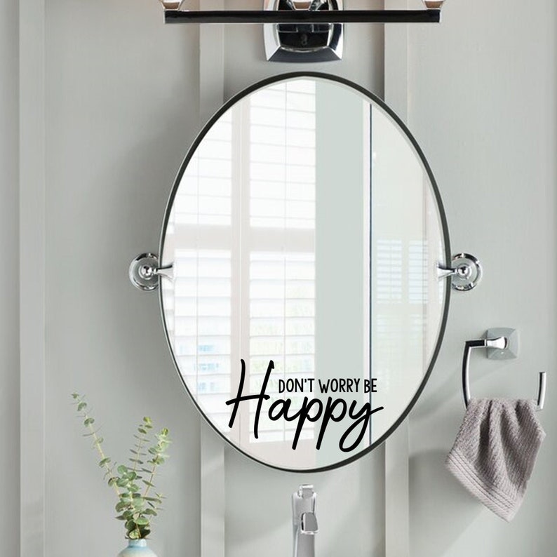 Mirror Vinyl Decal Lettering Decals Insperational Quote - Etsy